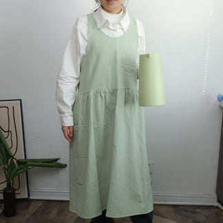100% Cotton Cross-Back Pinafore Apron Dress – Hanee Aprons